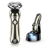 MOOSOO Electric Shaver with Clean Station, Wet Dry Electric Razors for ...