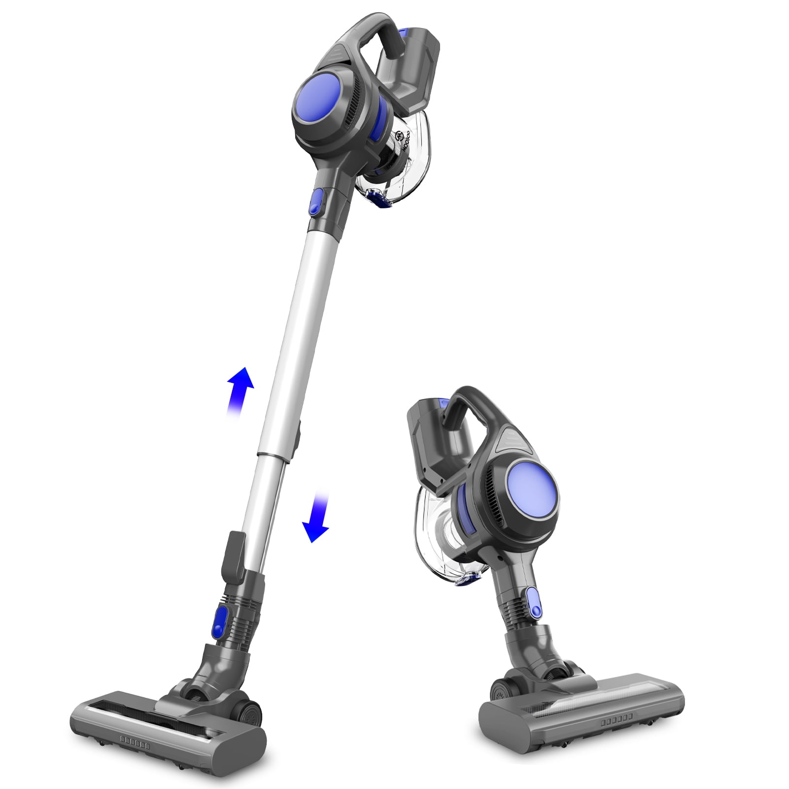 MOOSOO Stick Vacuum Cleaner, 4-in-1 Handheld Cordless Vacuum with ...