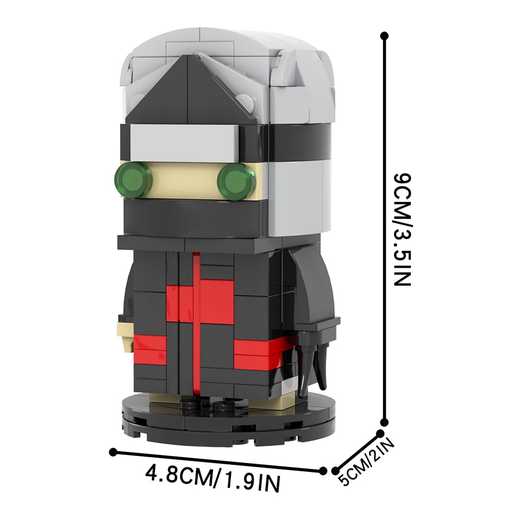 MOOXI Anime Cartoons MOC Bricks Set Compatible BrickHeadsed Building ...