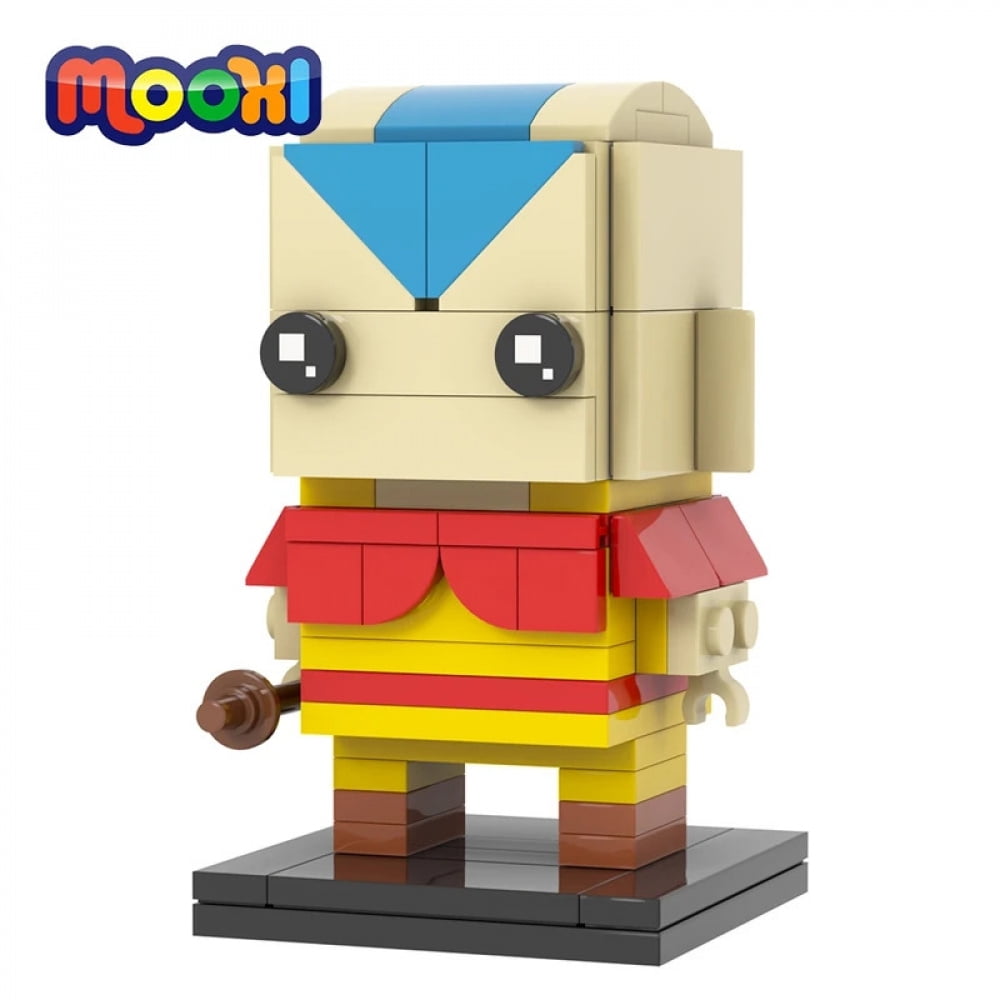 MOOXI Cartoon Avatar 97Pcs Bricks Aang BrickHeadsed Building Blocks ...