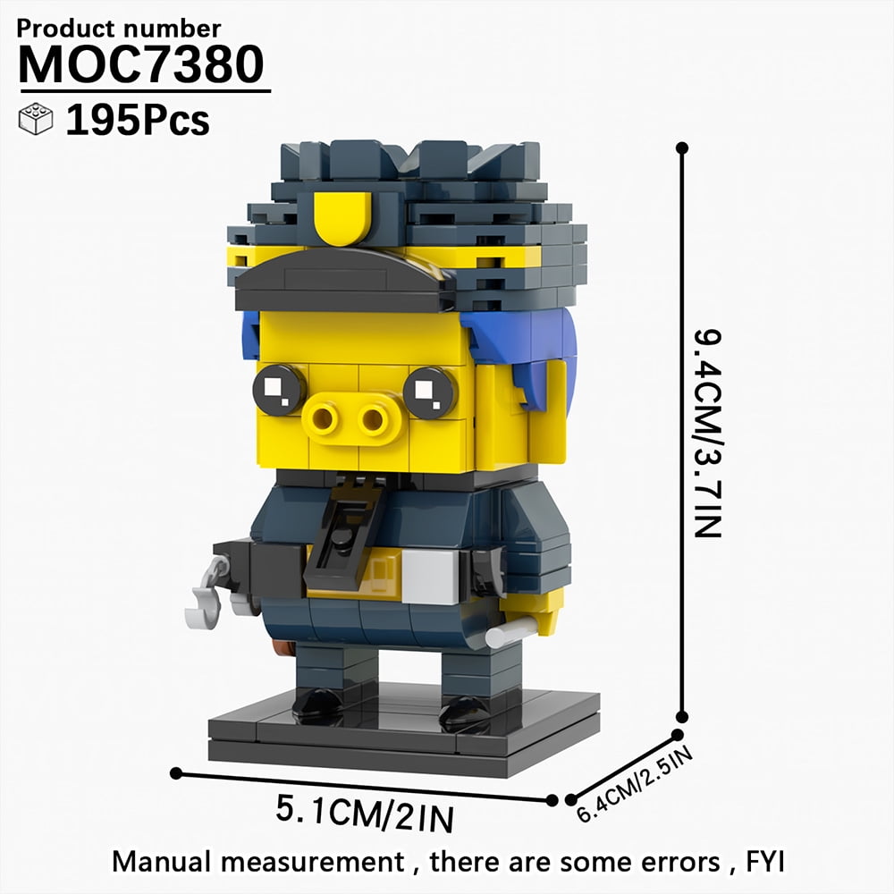 MOOXI Classics Cartoon Series MOC Bricks Simpsoned Figure BrickHeadzed ...