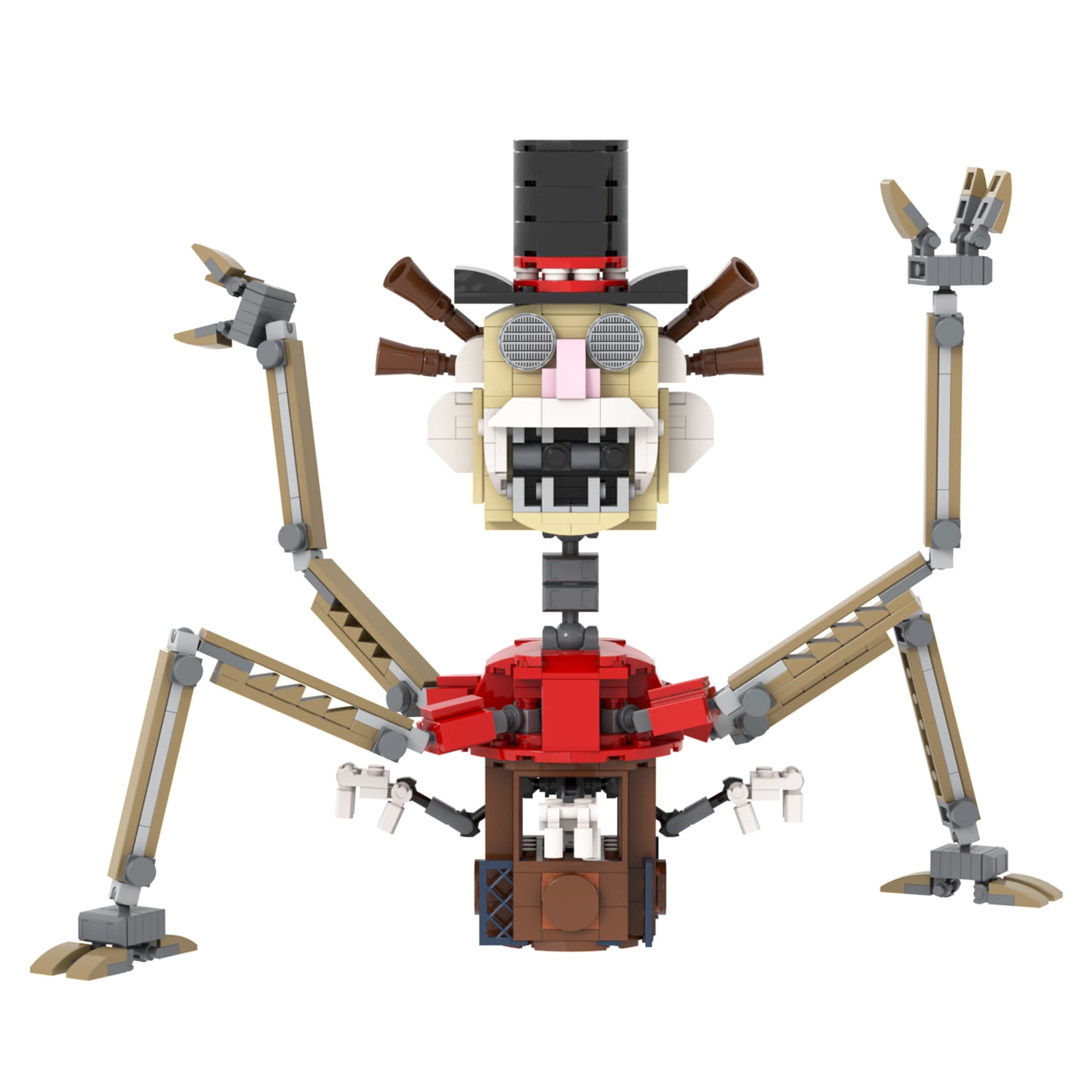MOOXI FNAF Big Top Building Set,Classic Creative Building Blocks ...