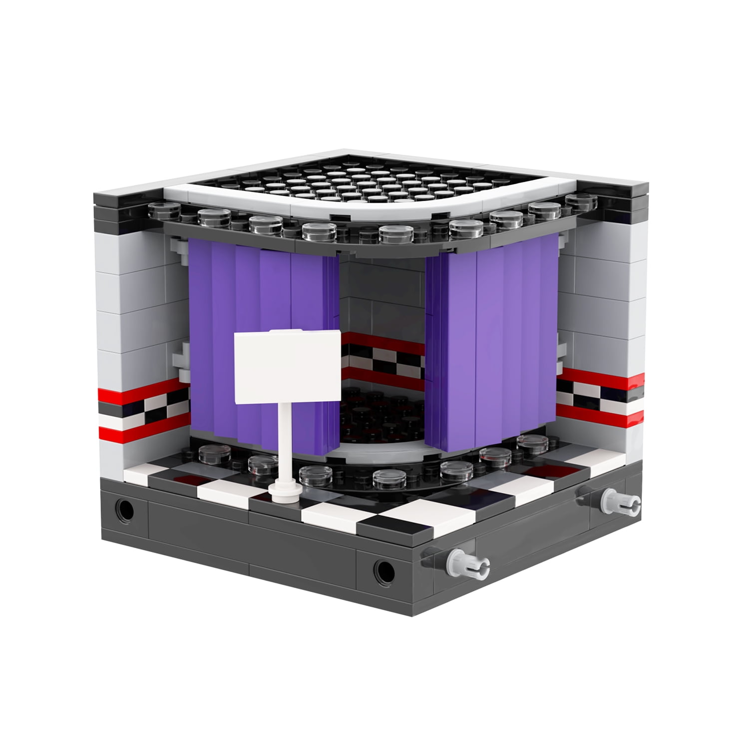 MOOXI FNAF Stage Building Set,Creative Cute Building Blocks Children ...