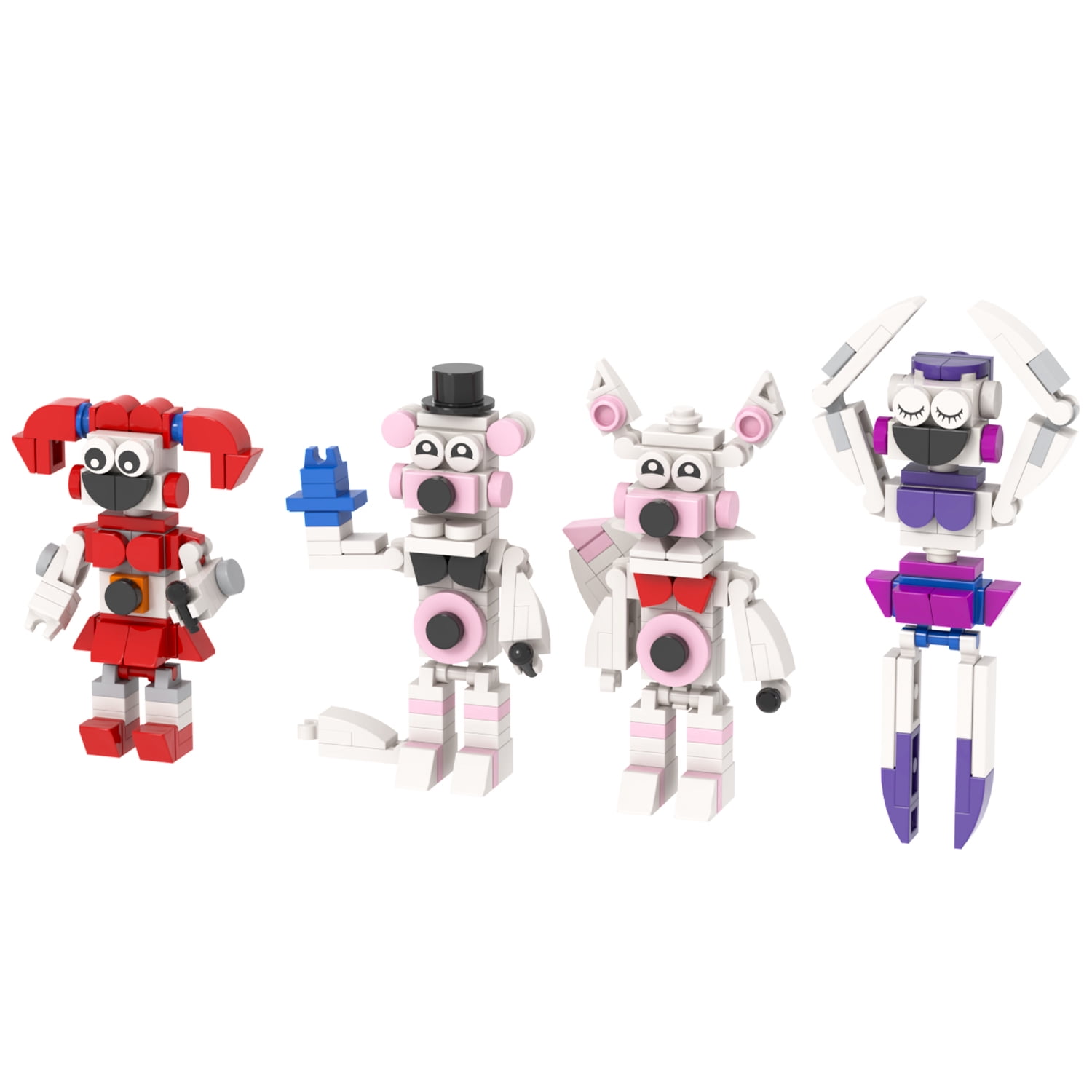 MOOXI Five Nights at Freddy's Bear Sister Iocations Set Action Figures ...