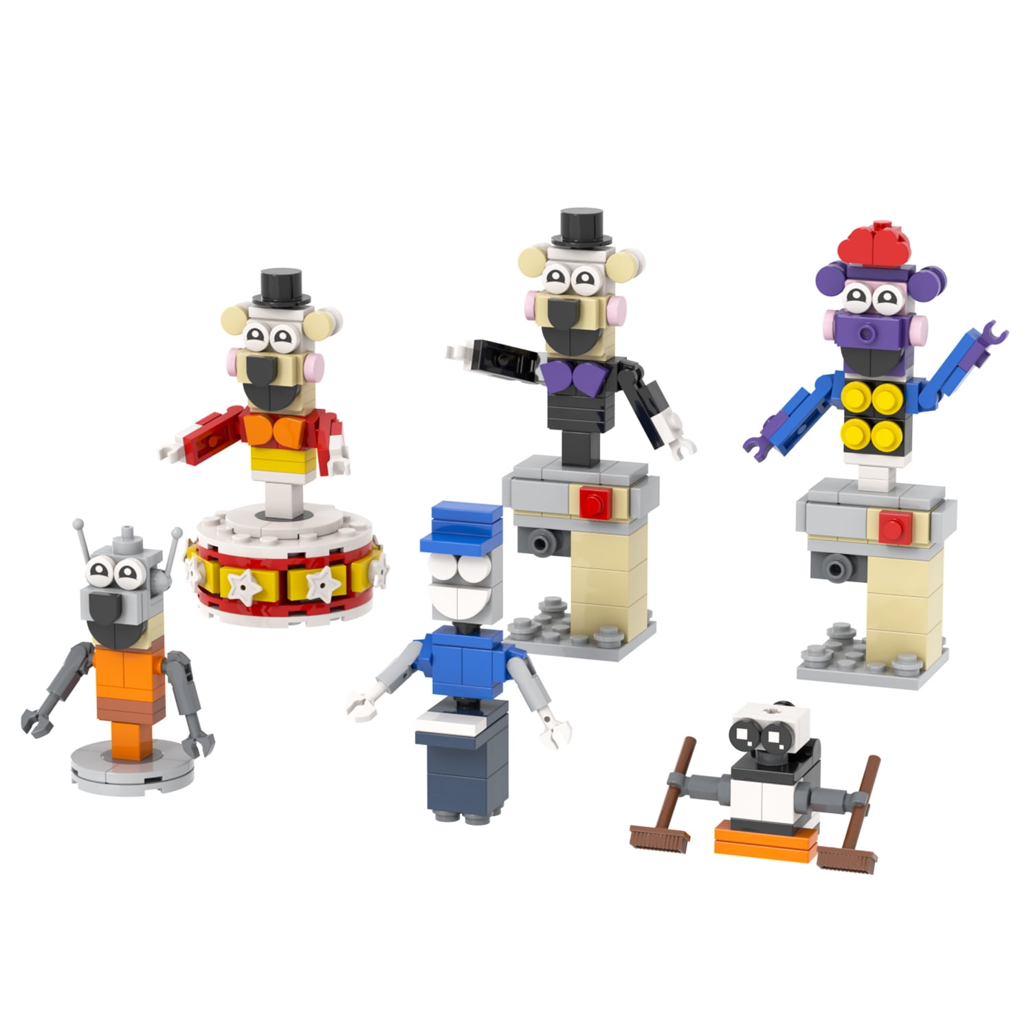 MOOXI Five Nights at Freddy's Mr. and Mrs. Helper, Digityper, Clean-O ...
