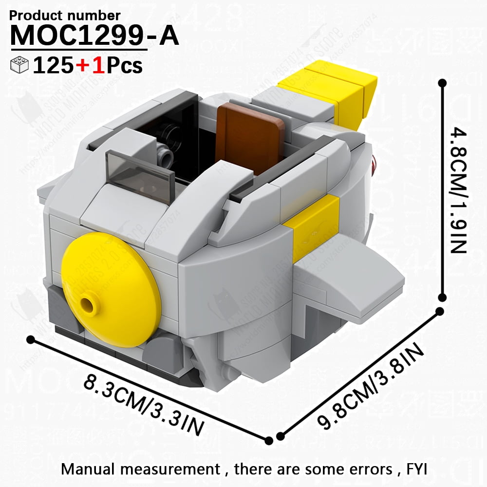 MOOXI Game Robot Mecha Spaceship Vehicle Compatible With Figure Model ...