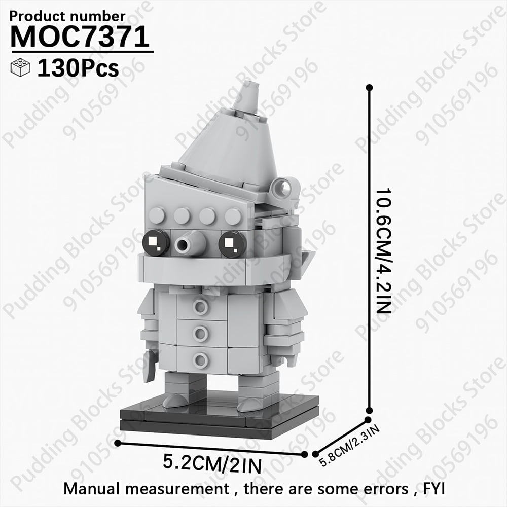 MOOXI MOC The Wizard of OZ Movies BrickHeadz Educational Kids Toys For ...
