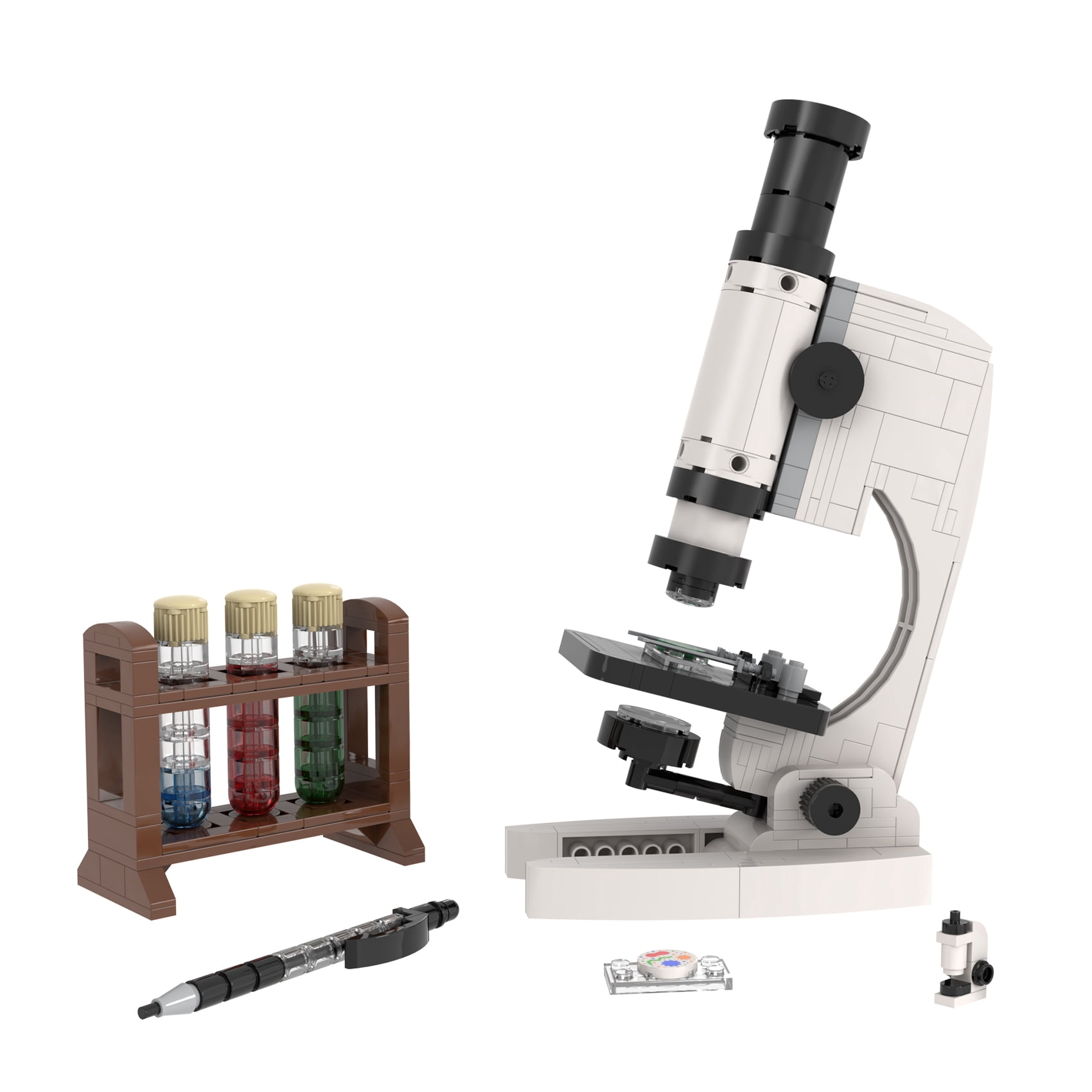 MOOXI Microscope Building Set,Classic Creative Building Blocks Children ...