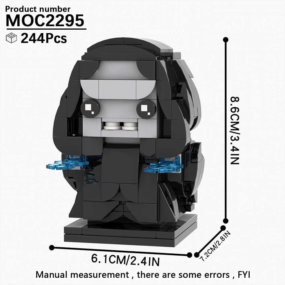 MOOXI Model Series BrickHeadsed Set MOC Bricks Action Figure Model ...