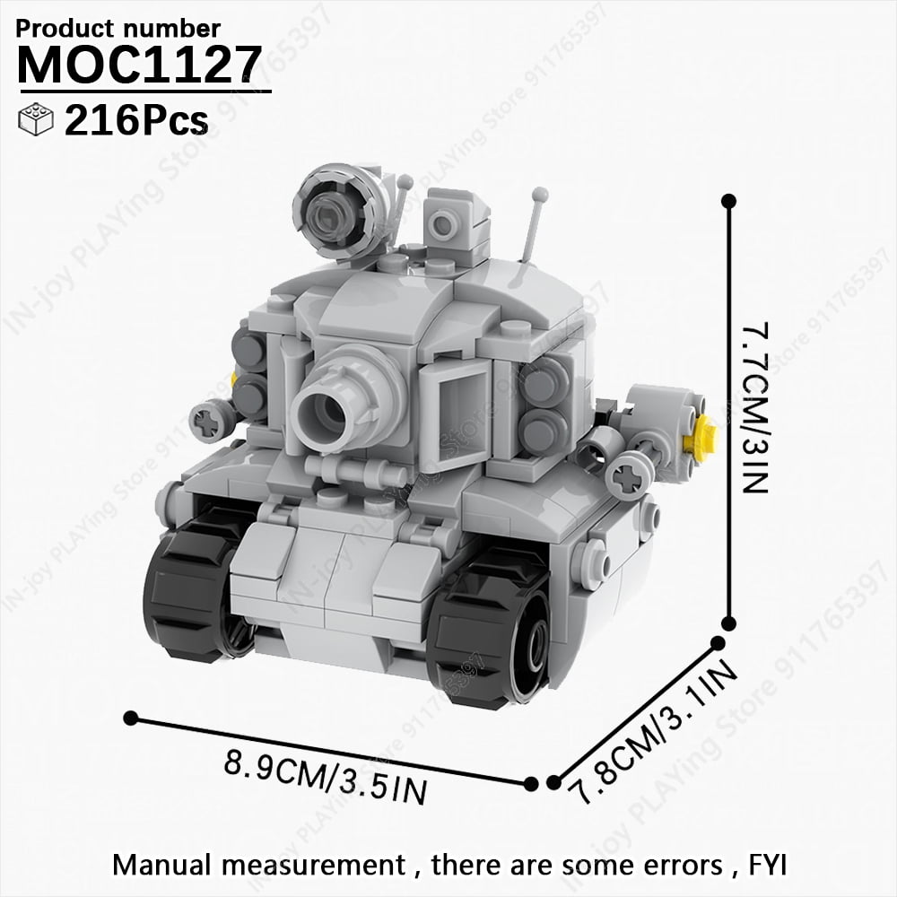 MOOXI Movie Game Robot Mecha Tank Model MOC Bricks Creative DIY ...