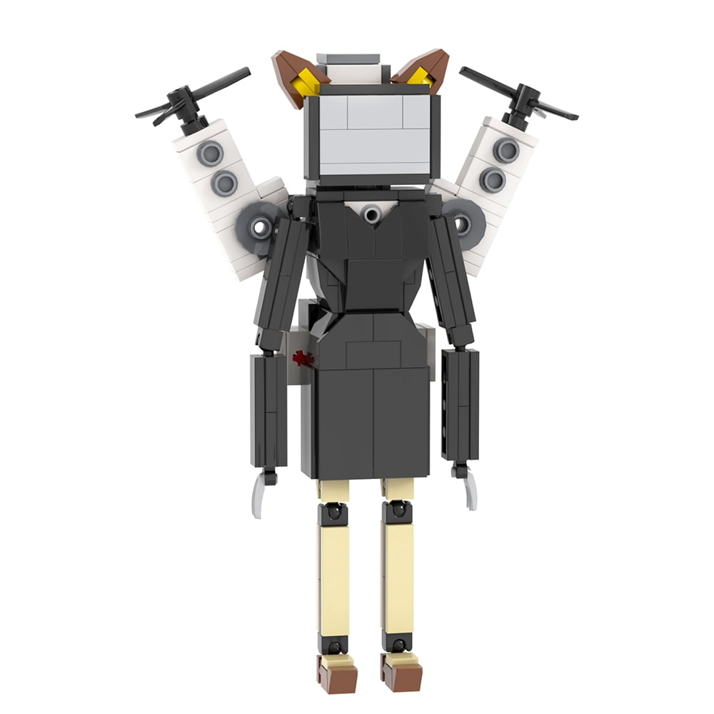 MOOXI Skibidi Toilet Upgraded Titan TV Woman Action Figure Building Set ...