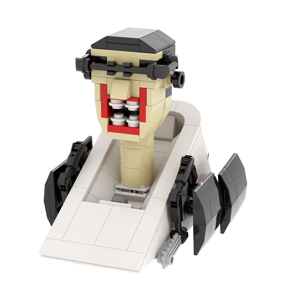 MOOXI Skibidi Toilet Vacuum Toilet Man Action Figure Building Set ...