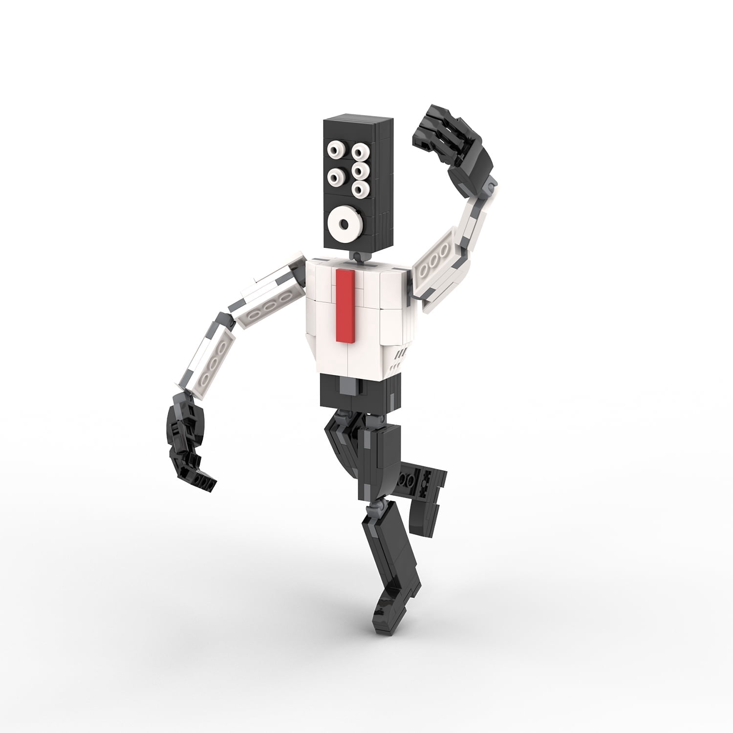 MOOXI Skibidi Toilet Woofer Man Action Figure Building Set,Classic ...