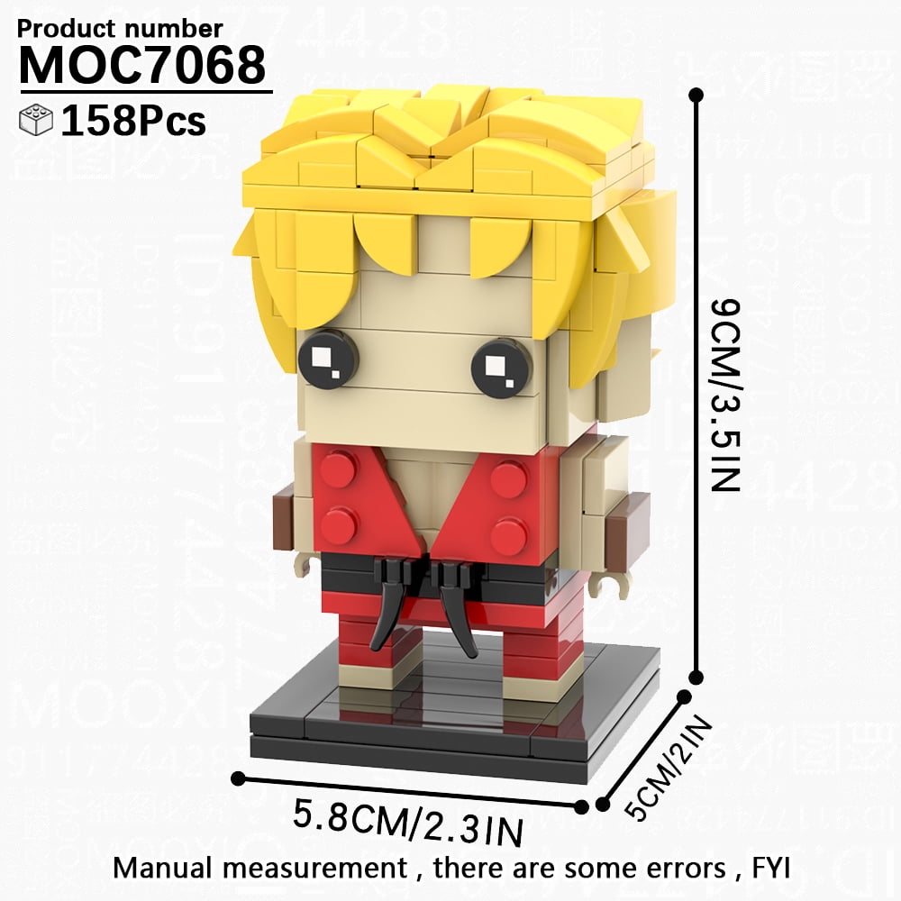 MOOXI Street Fighter MOC Bricks Ryu Ken Chun Li Mai Shiranui ...