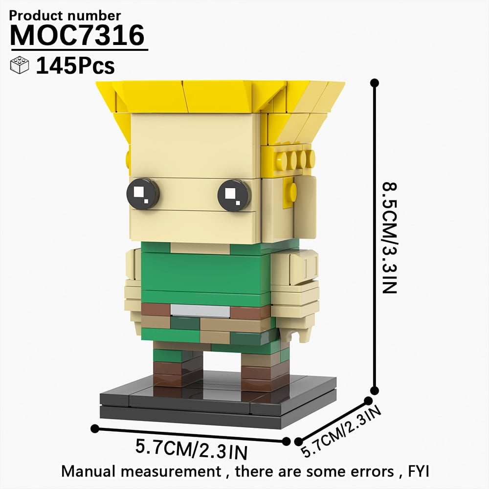 MOOXI Street Fighter MOC Bricks Ryu Ken Chun Li Mai Shiranui ...