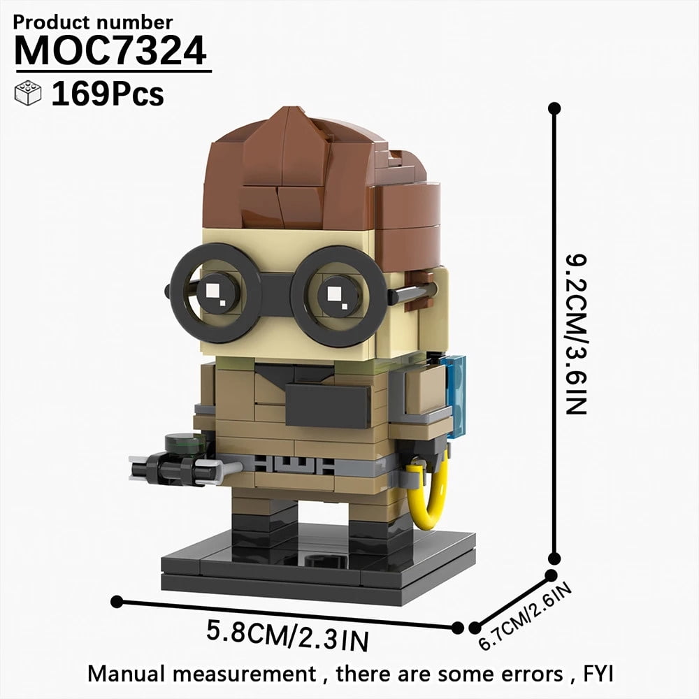 MOOXI Variety Movie Robbers Killer Figure Brickheadzed DIY Diorama ...