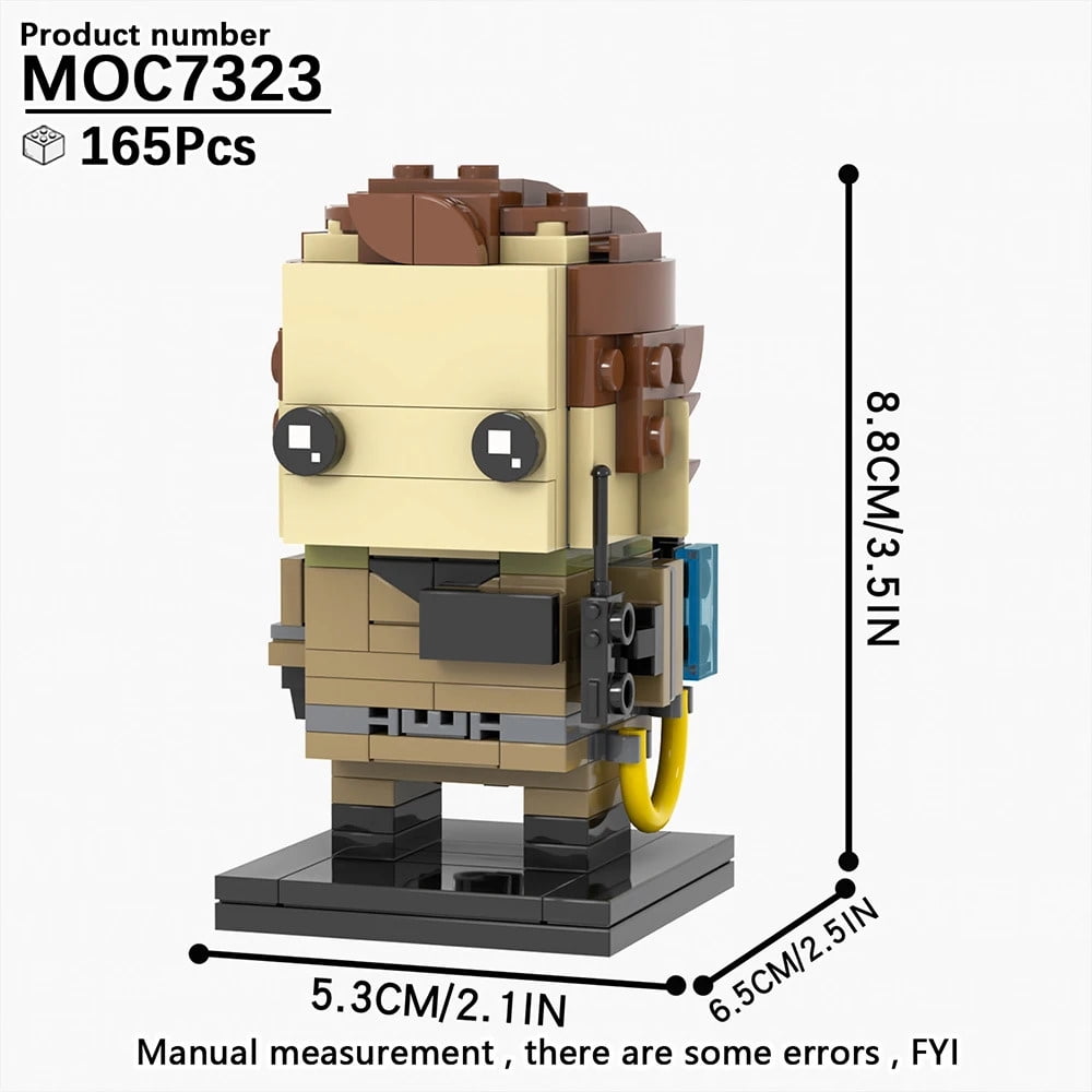 MOOXI Variety Movie Robbers Killer Figure Brickheadzed DIY Diorama ...