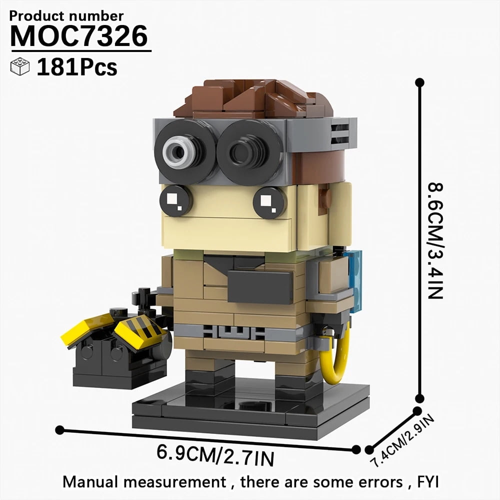 MOOXI Variety Movie Robbers Killer Figure Brickheadzed DIY Diorama ...