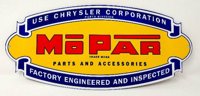 MOPAR Vintage 1948-1953 Steel Sign - Walmart.com