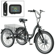 Viribus 26 Inch Single Speed Adult Tricycle,3 Wheel Cruiser Bike with ...