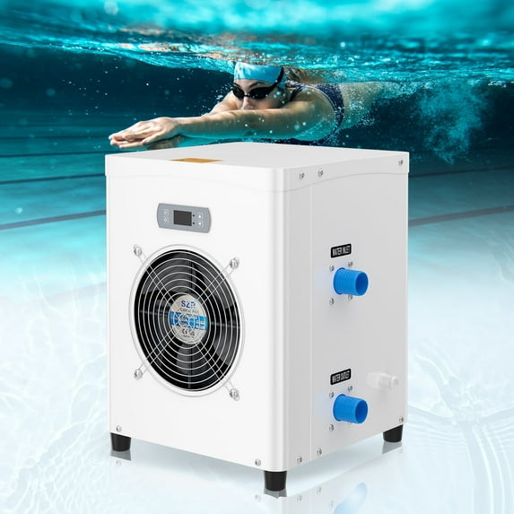 MOPHOTO Above Ground Pool Heater, 14331 BTU, Heat Pump for Pools Up to ...