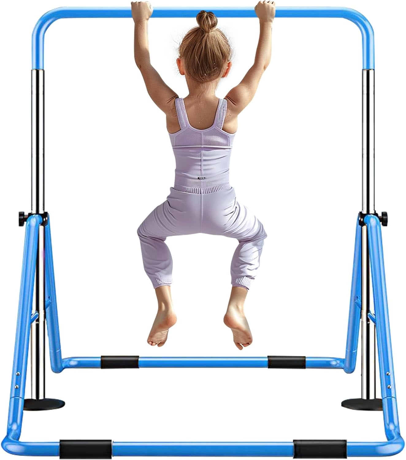 MOPHOTO Expandable Gymnastics Bars Folding Horizontal Bars, Home ...