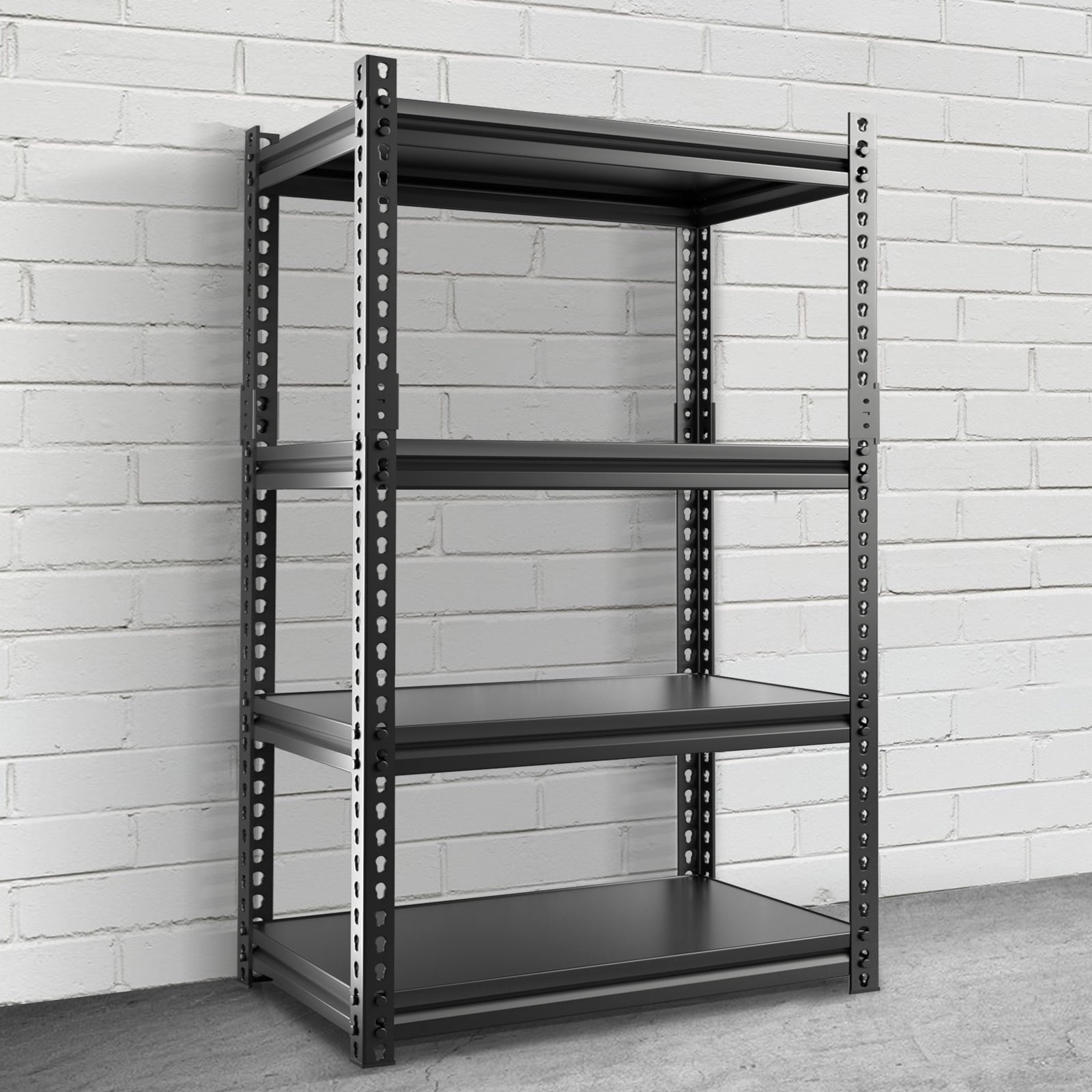 MOPHOTO 4-Tier Storage Shelf 1600 LBS Capacity, Adjustable Heavy Duty ...