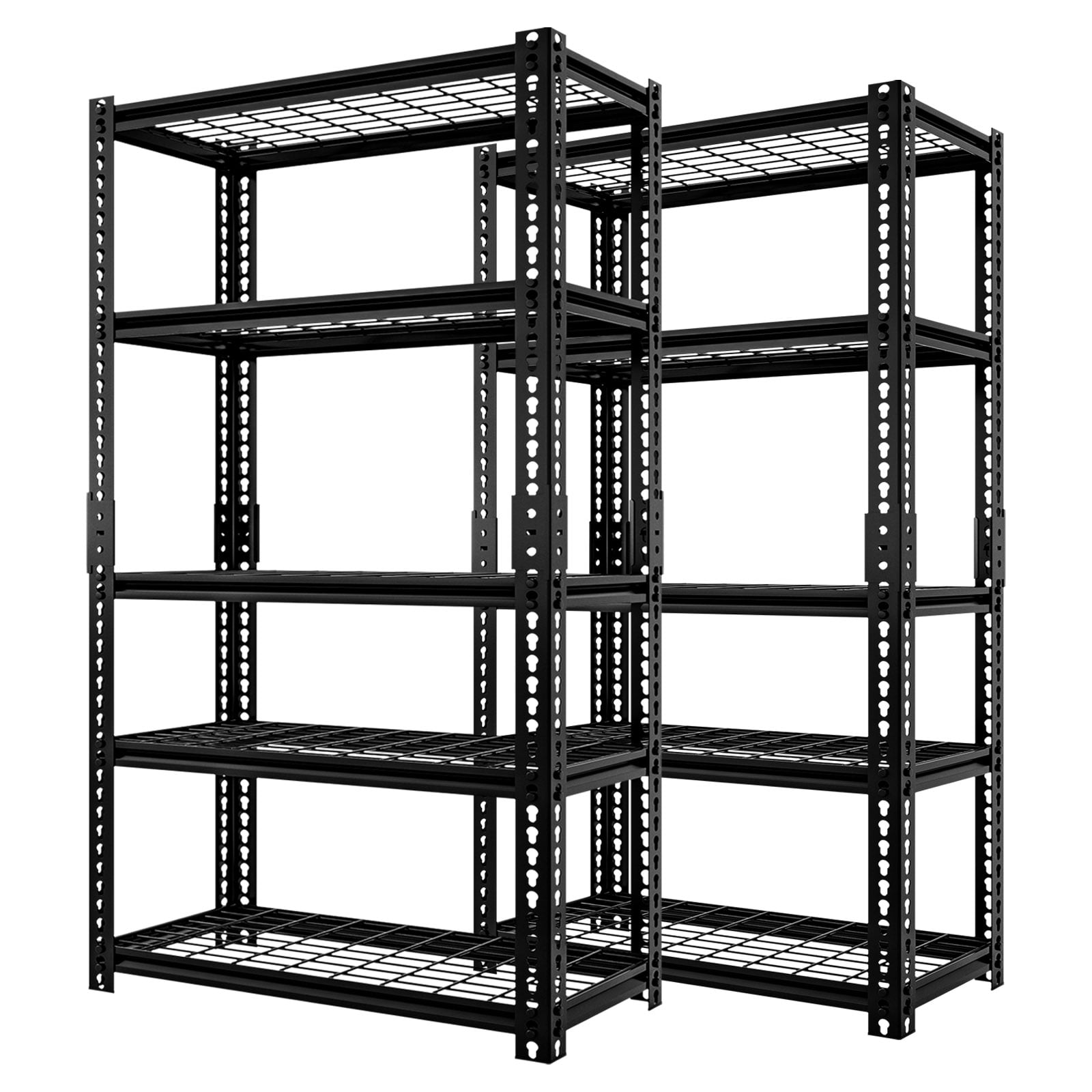 "MOPHOTO 72"" H Heavy Duty Garage Shelving, 2000Lbs 5-Tier Metal ...