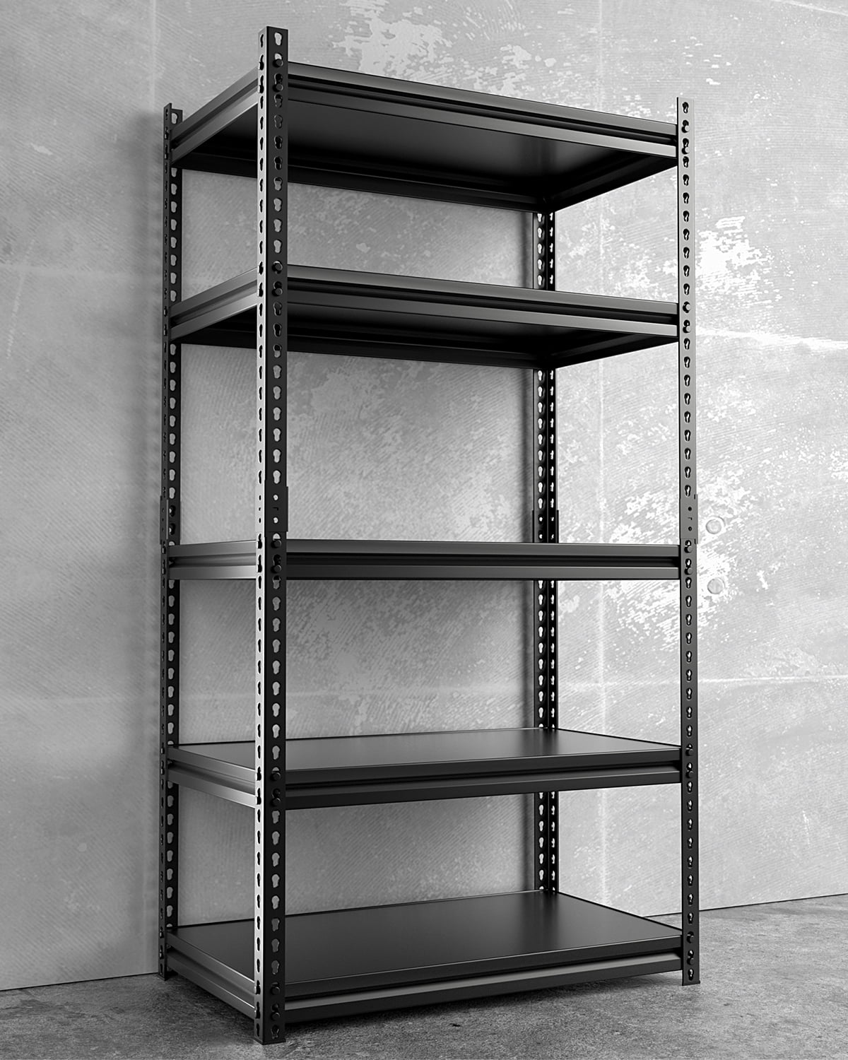 MOPHOTO 5-Tier Storage Shelf 2200 LBS Capacity, Adjustable Heavy Duty ...