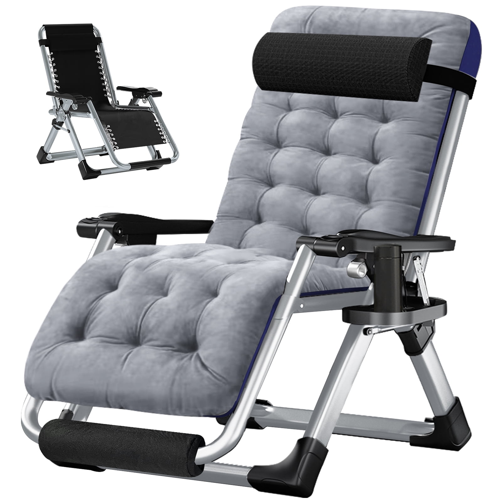 MOPHOTO XXL Oversized Zero Gravity Chair, Lawn Recliner, Reclining ...