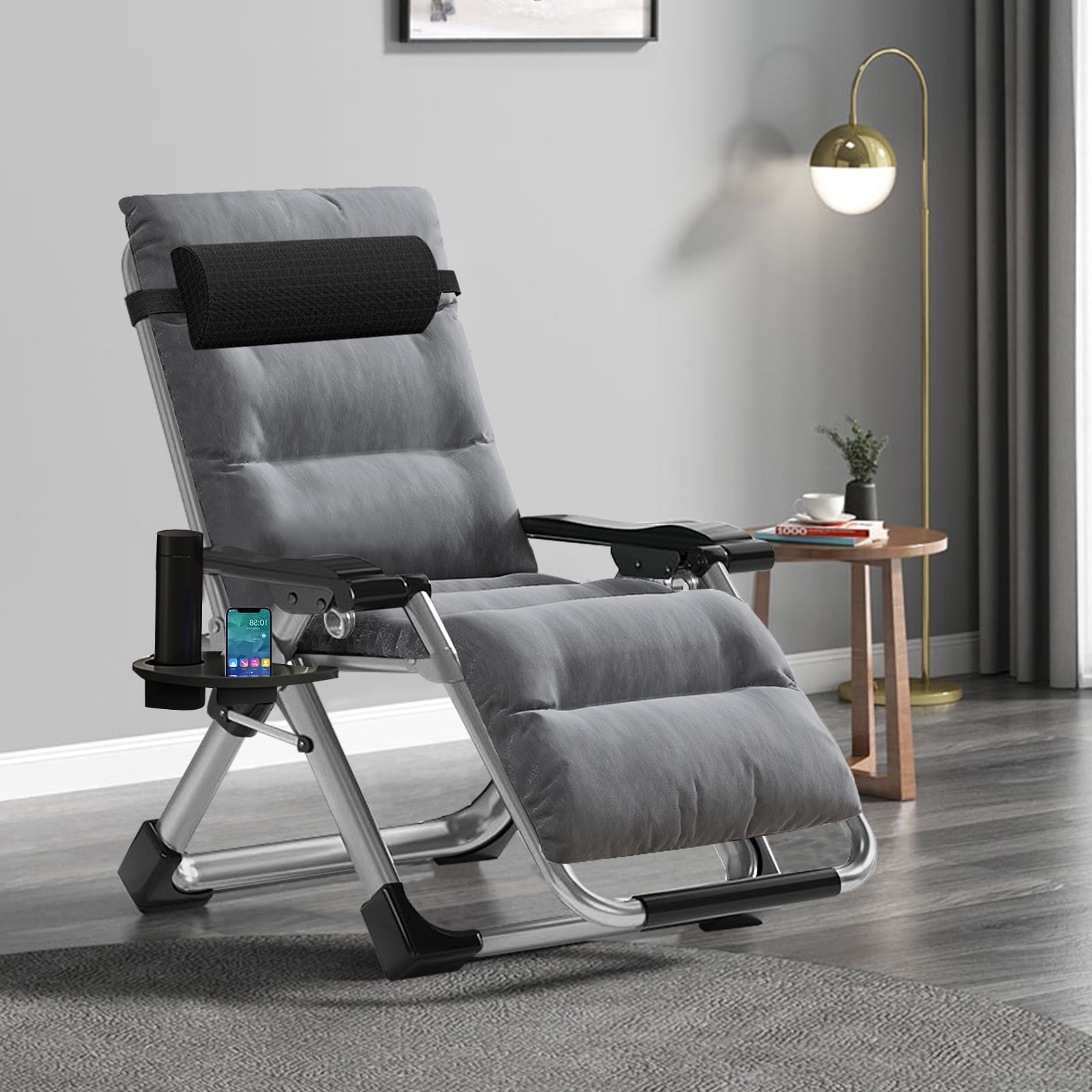MOPHOTO Zero Gravity Chair, Lawn Recliner, Reclining Patio Lounger ...
