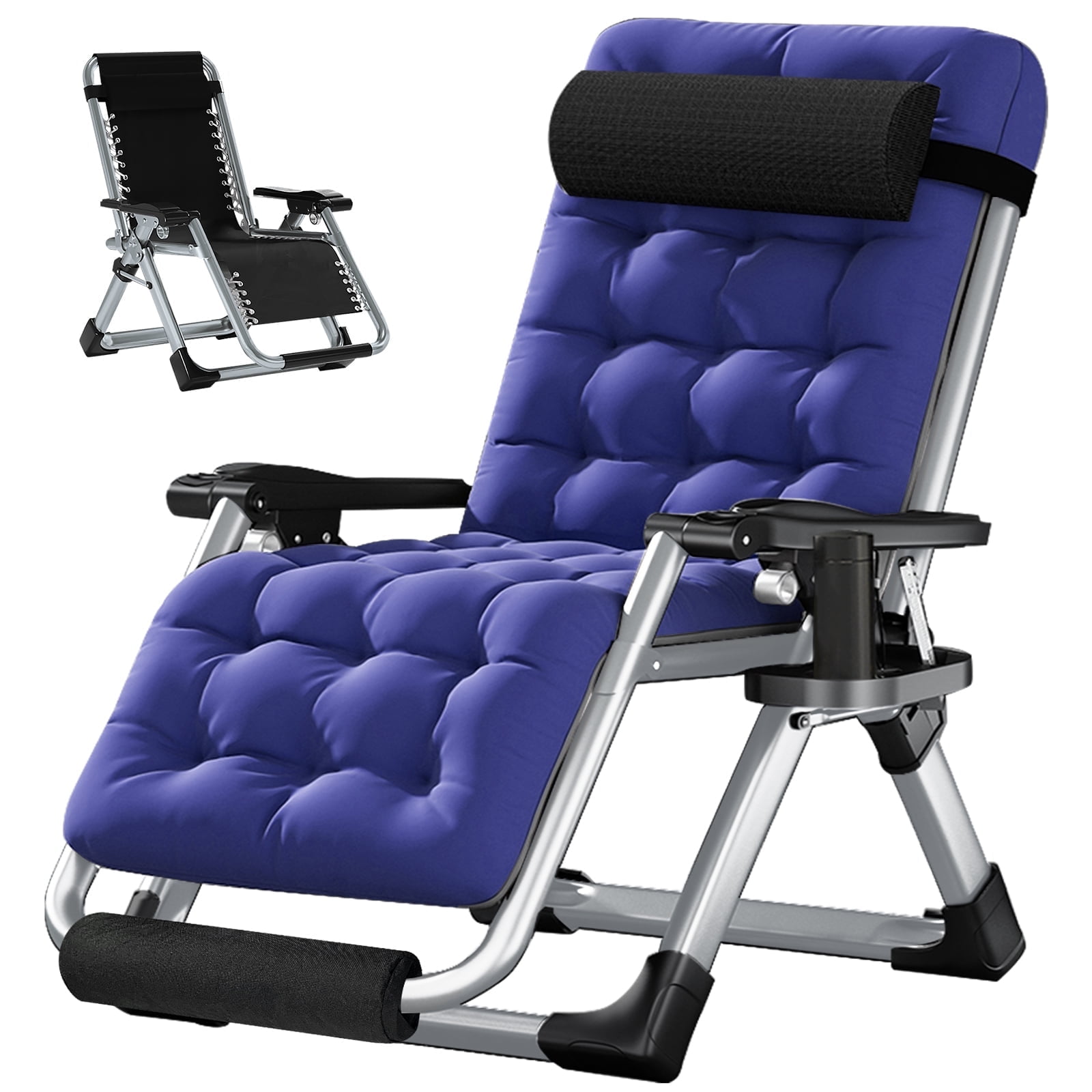 MOPHOTO Zero Gravity Chair with Cushion for Outdoors - Walmart Business ...