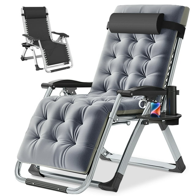 MOPHOTO Zero Gravity Chair, Lounge Chair Patio Folding Recliner for ...