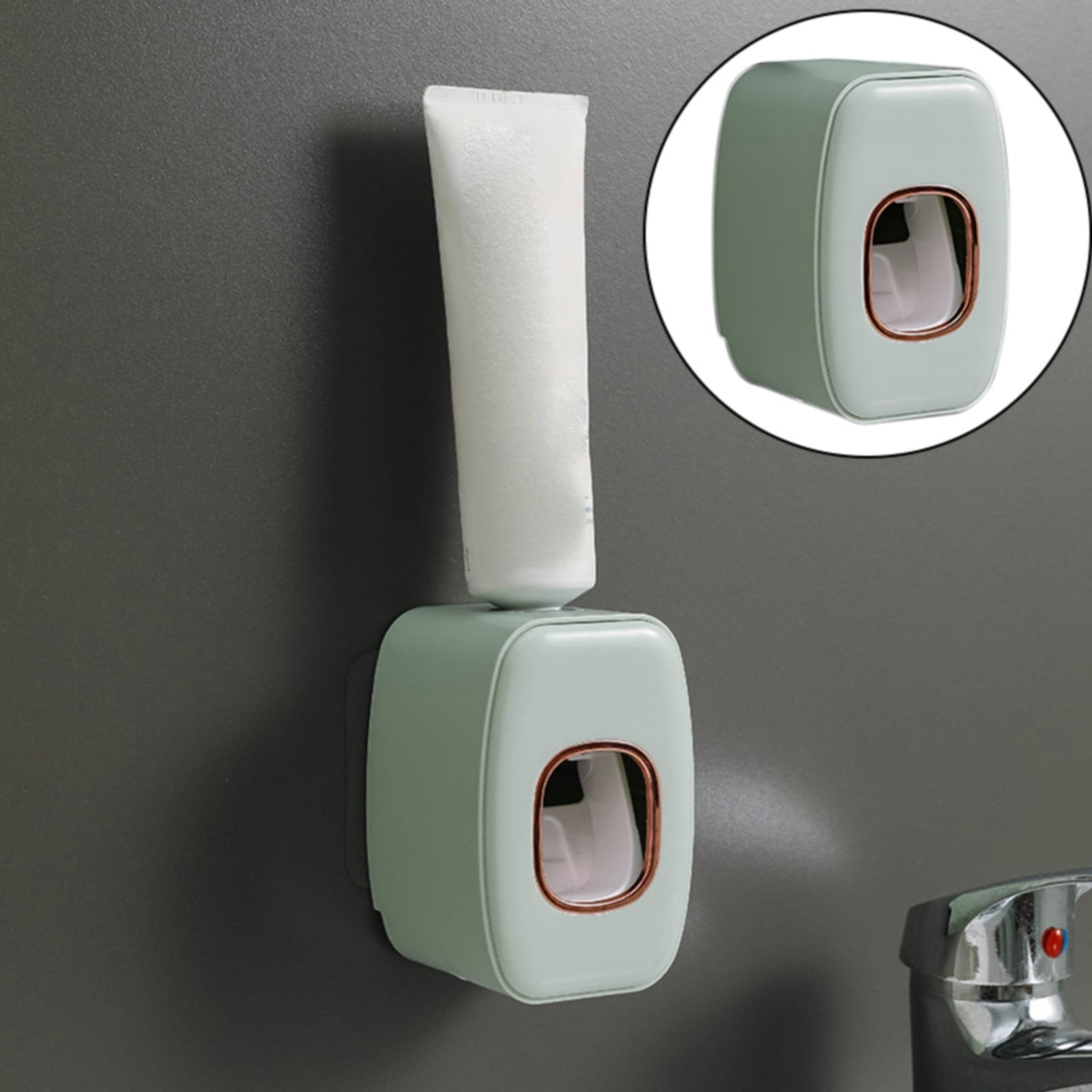 MOPMS Toothpaste Dispenser Wall Mounted For Bathroom Automatic ...