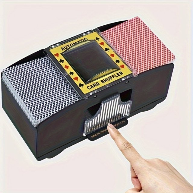 MOPNGXT Battery Operated Card Shuffler Fully Automatic Poker Card ...