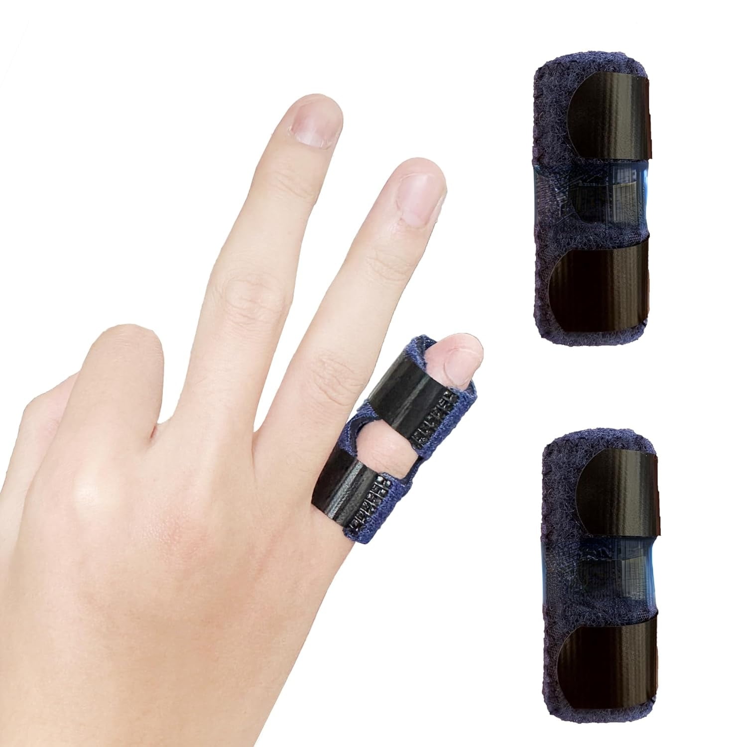 MOPNGXT Soft and Supportive Set of 2 Pink Comfortable Finger Braces ...