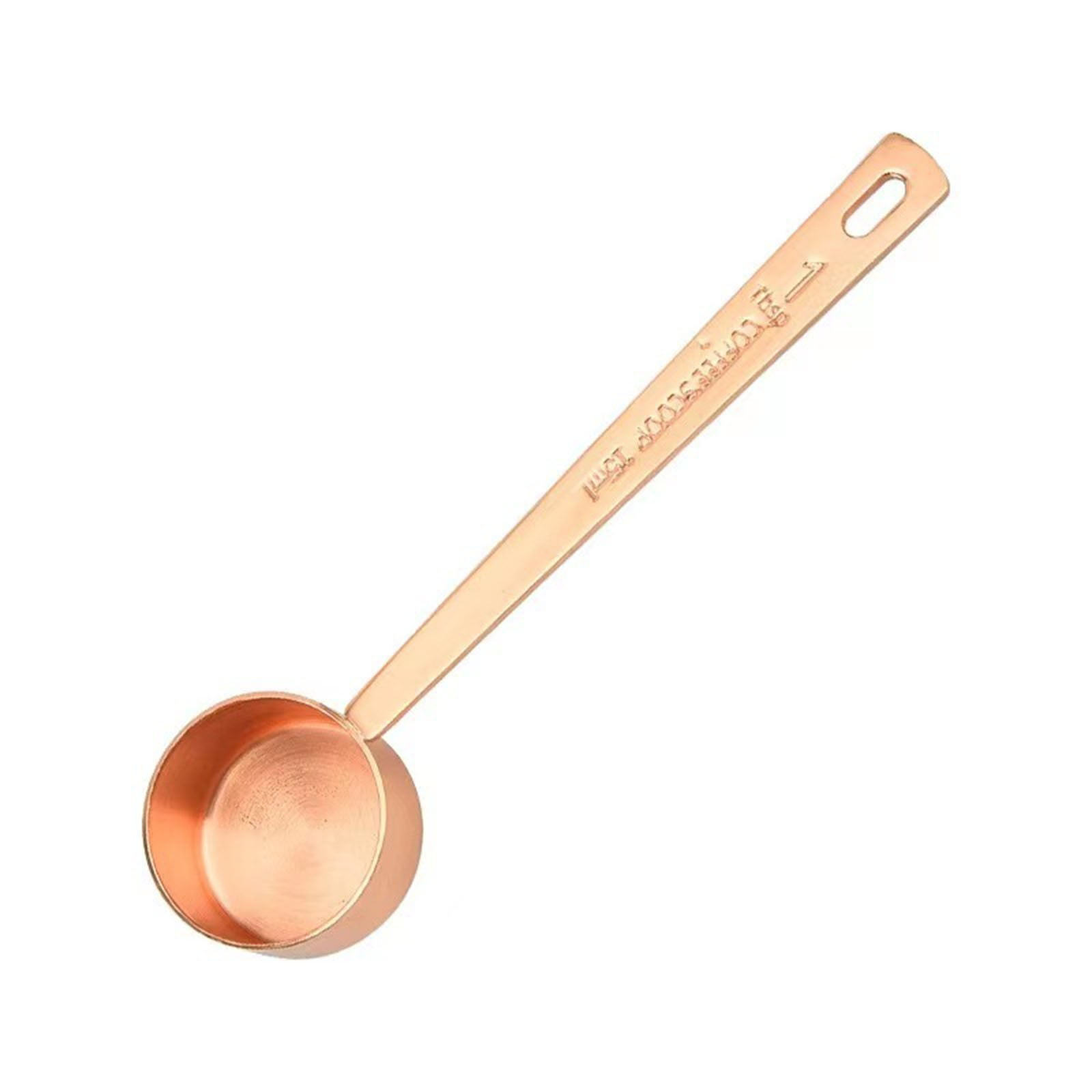 MOPOOR 15ML Coffee Scoops,304 Stainless Steel Coffee Spoons 1 ...