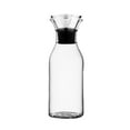 MOPOOR Glass Carafe With Lid Borosilicate Glass Pitcher for Hot/Cold ...