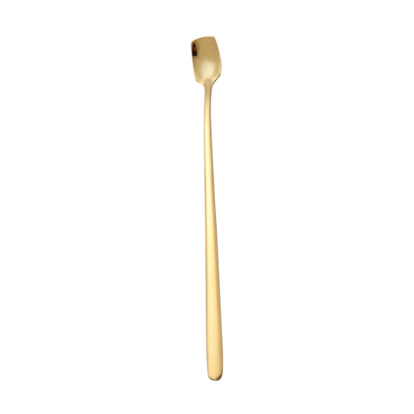 MOPOOR Long Handle Mixing Stirring Spoons Stainless Steel Cocktail ...