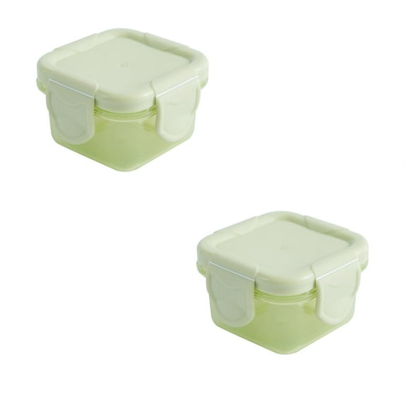 MOPOOR Mini Food Storage Containers, Leakproof Lids, Condiment Sauce ...