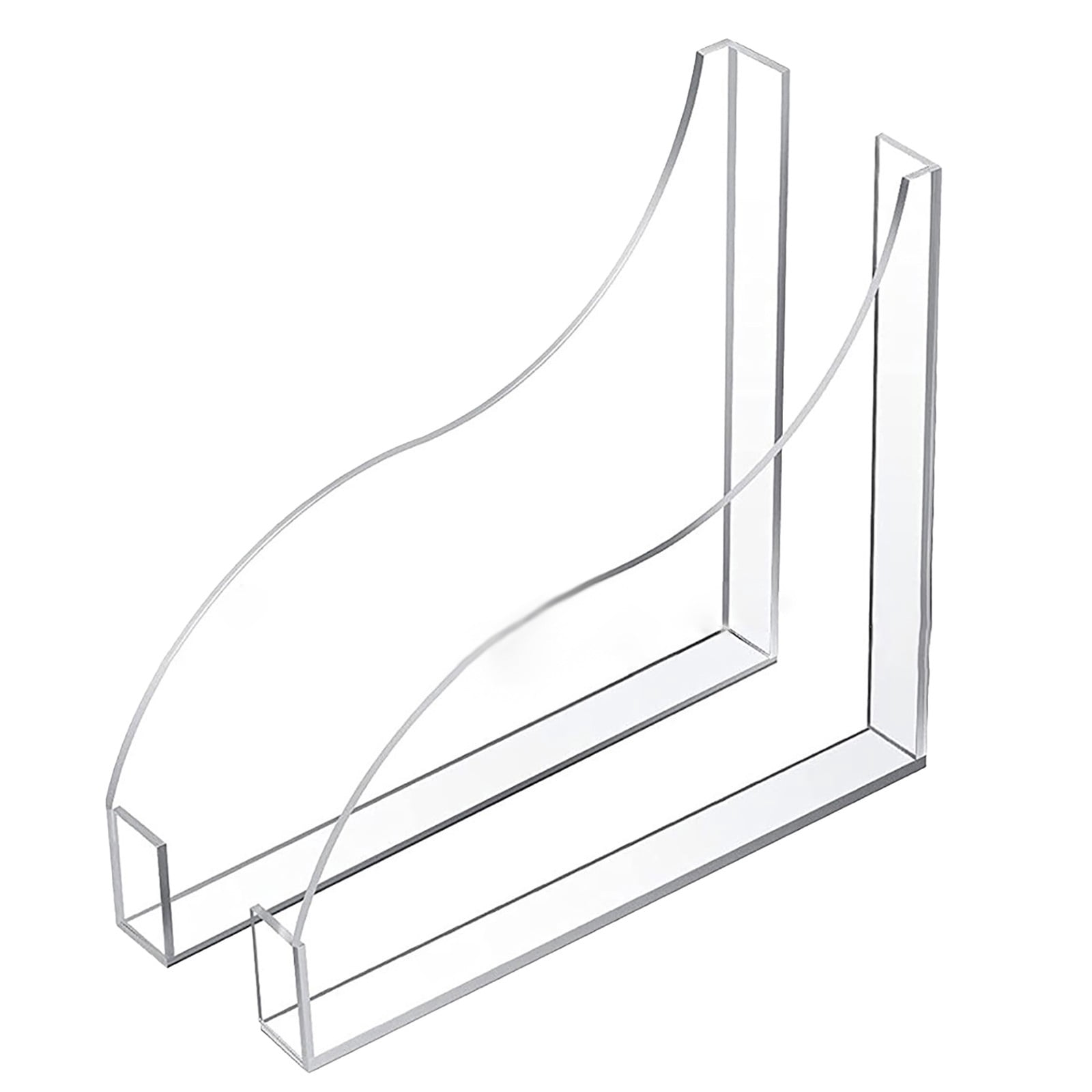 MOPOOR Transparent Acrylic Bathtub Guard, Shower Corner Protectors ...