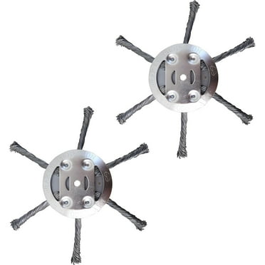 WUSUOWEI Steel Wire Grass Trimmer Head, Metal WeedEater Blade for ...