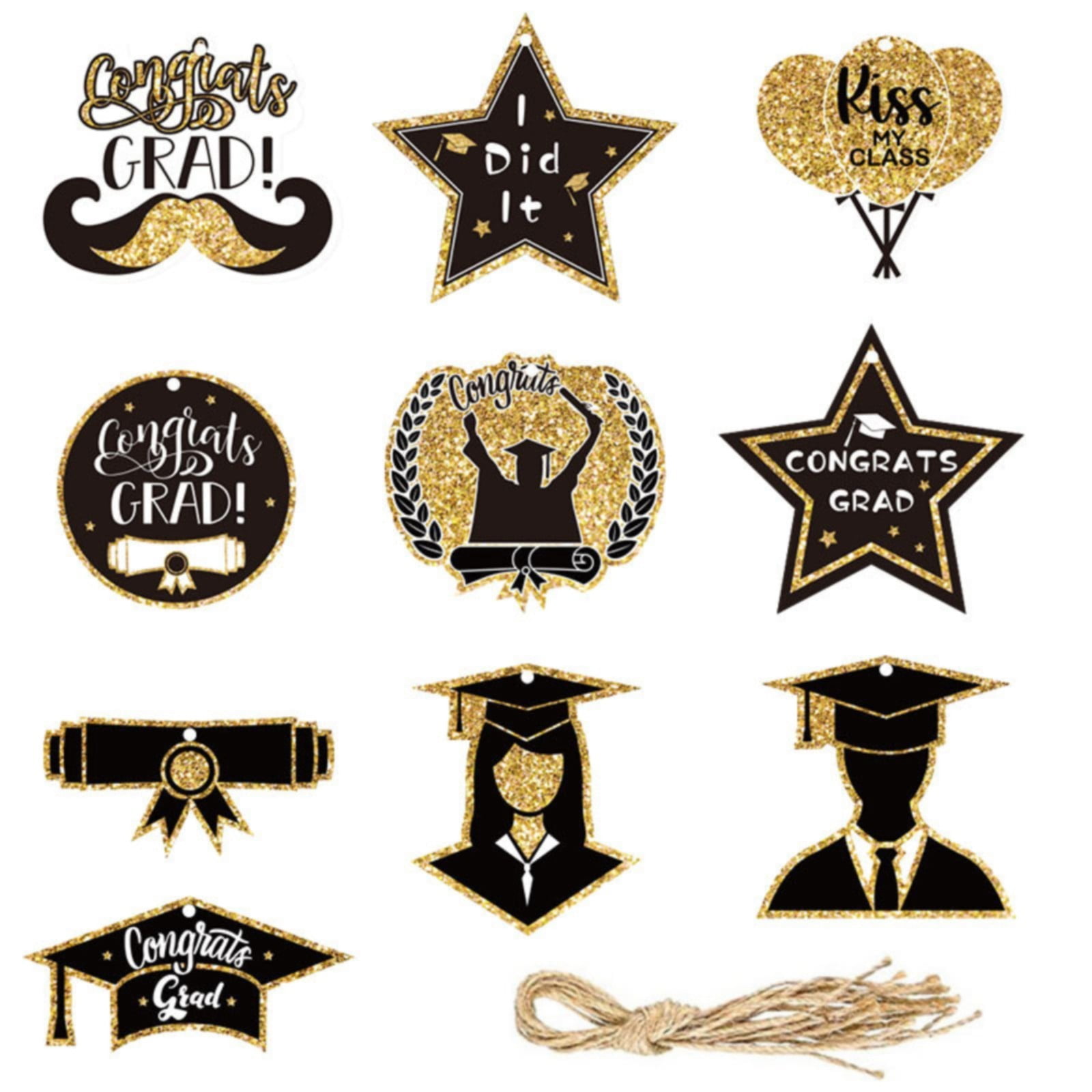 MOQIN 2024 Graduation Decorations Congratulation Party Supplies ...