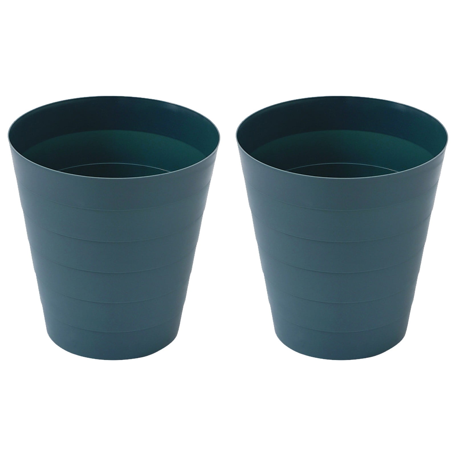 MOQIN 2PCS Small Trash Can–Open Top Garbage Cans for Kitchen, Office ...