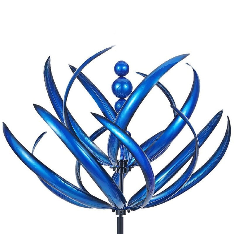 MOQIN 30 inch Wind Spinners Outdoor - Extra Large Metal Wind Sculptures ...
