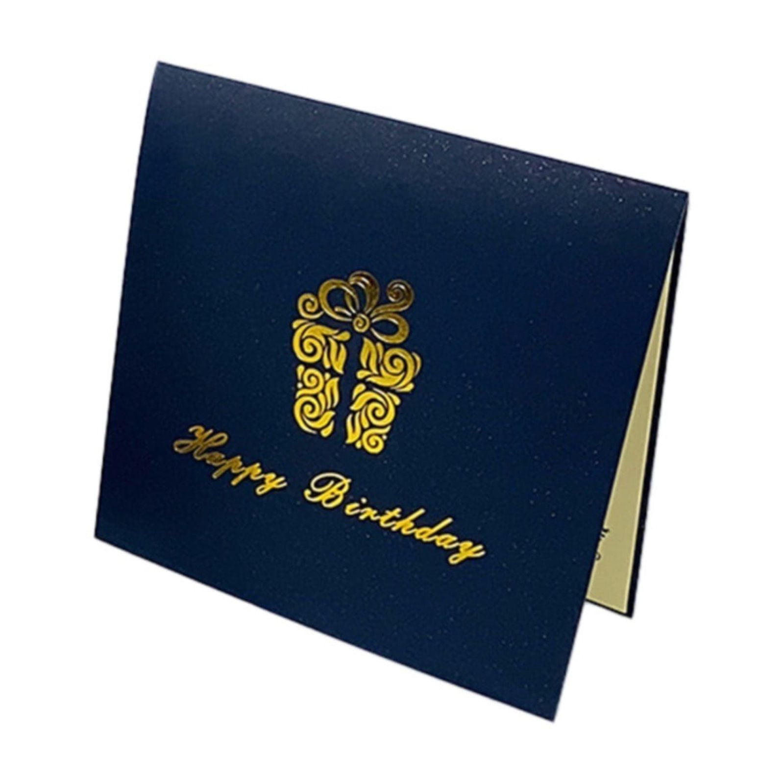 MOQIN 3D Pop Up Birthday Cards,Warming LED Light Birthday Cake Music ...