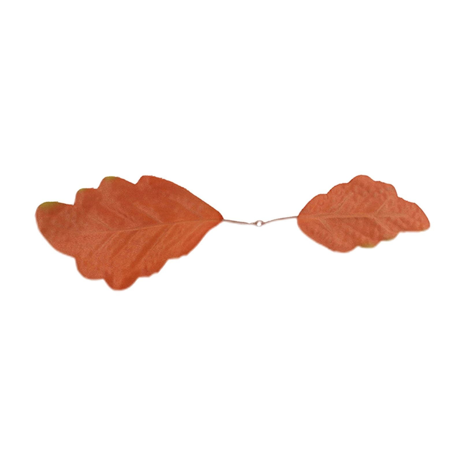 MOQIN 50-Pack Realistic Artificial Maple Leaves Bulk Set - Autumn ...