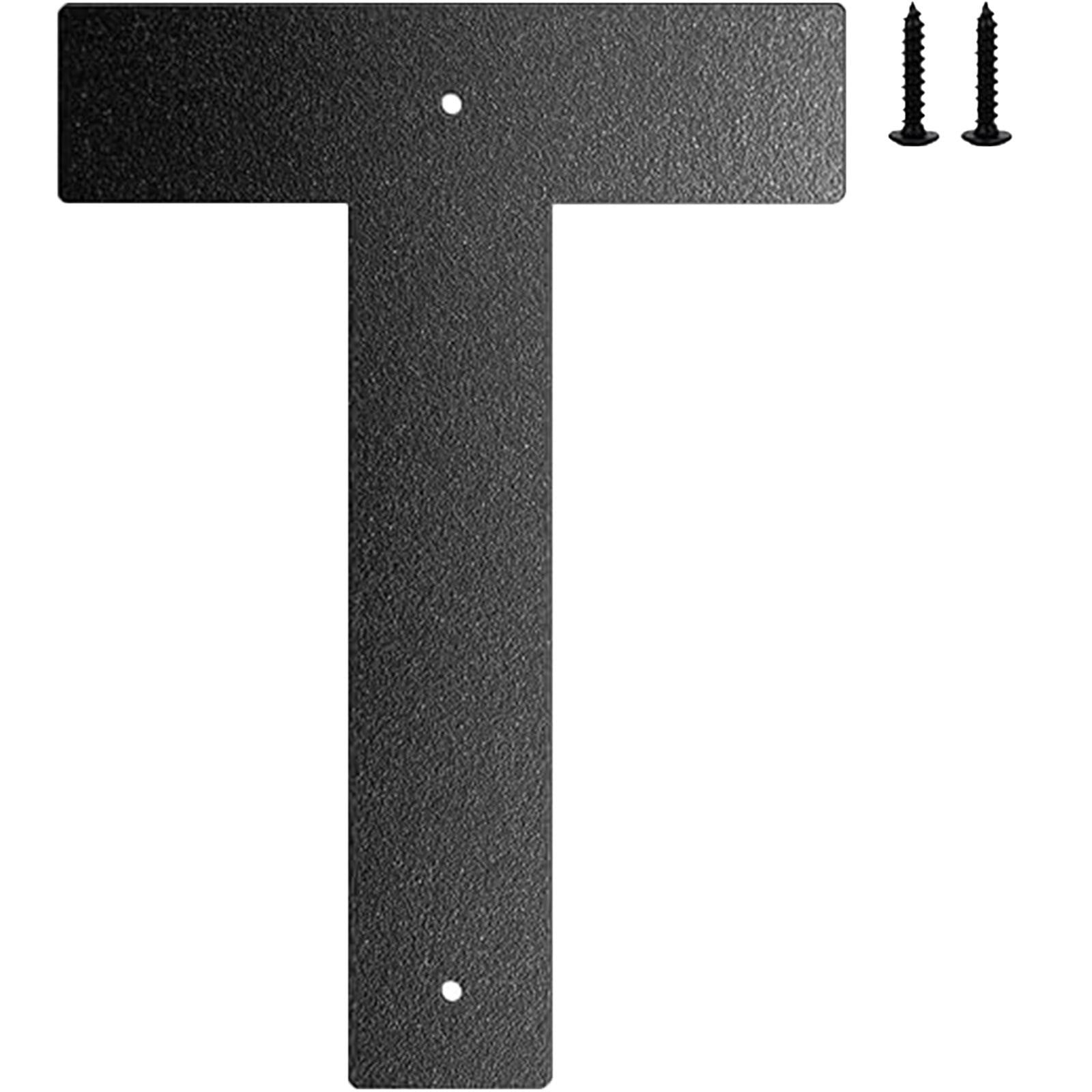 MOQIN 6 Inch Floating House Address Letters Metal Modern Anti-Rust ...