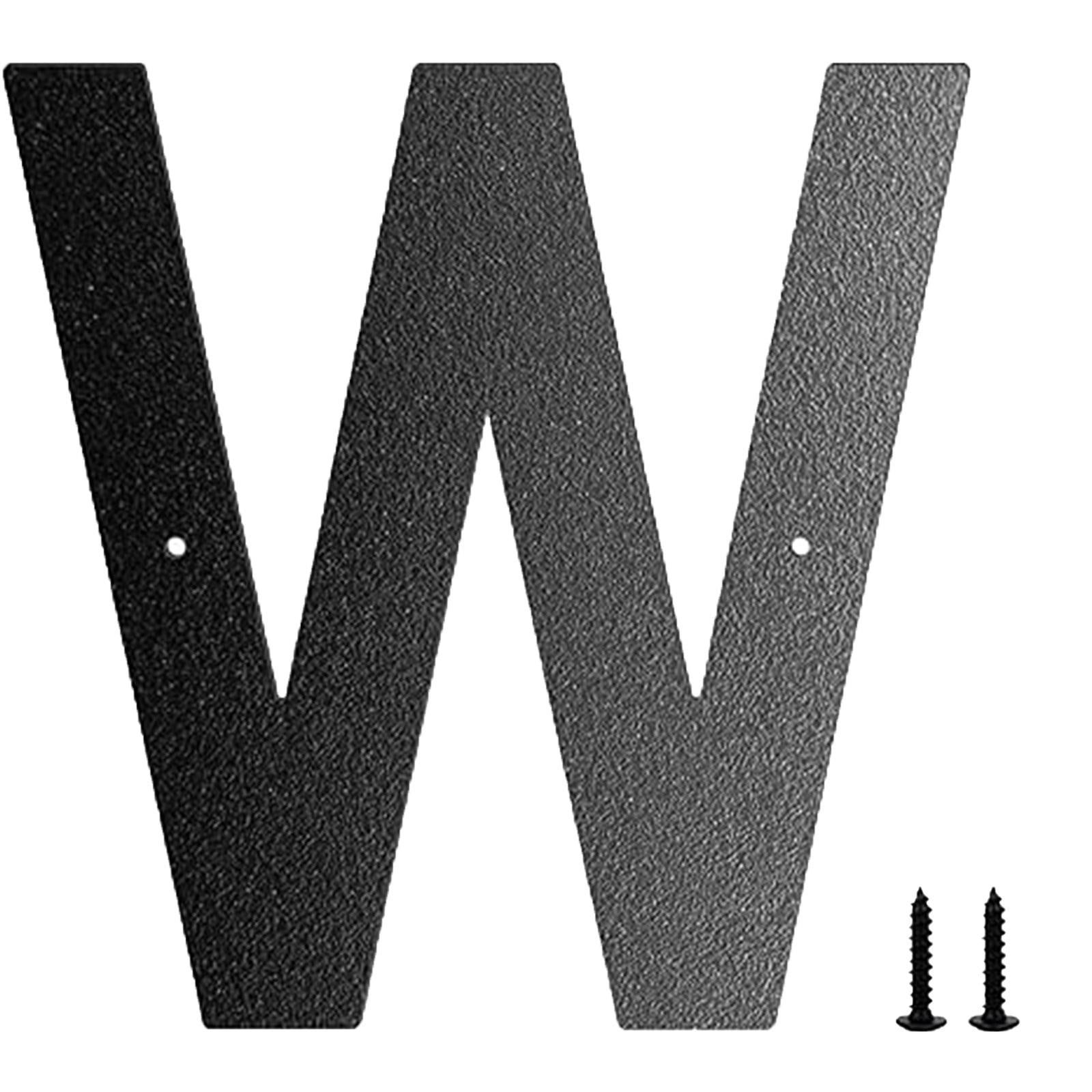 MOQIN 6 Inch Floating House Address Letters Metal Modern Anti-Rust ...