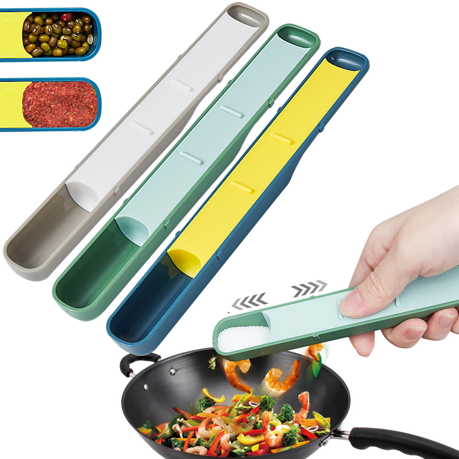 MOQIN Adjustable Measuring Spoon With Double End Adjustable Scale ...